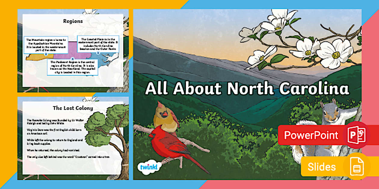 All About North Carolina PowerPoint & Google Slides