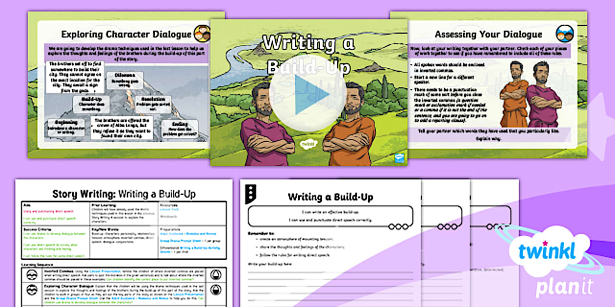 PlanIt Y4 Myths and Legends: Romulus and Remus Lesson Pack Story Writing 5