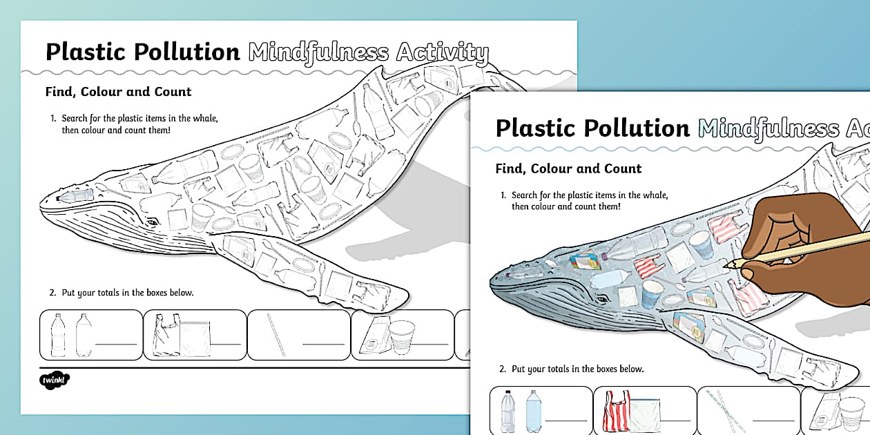 Plastic Pollution Mindfulness Activity (teacher made)