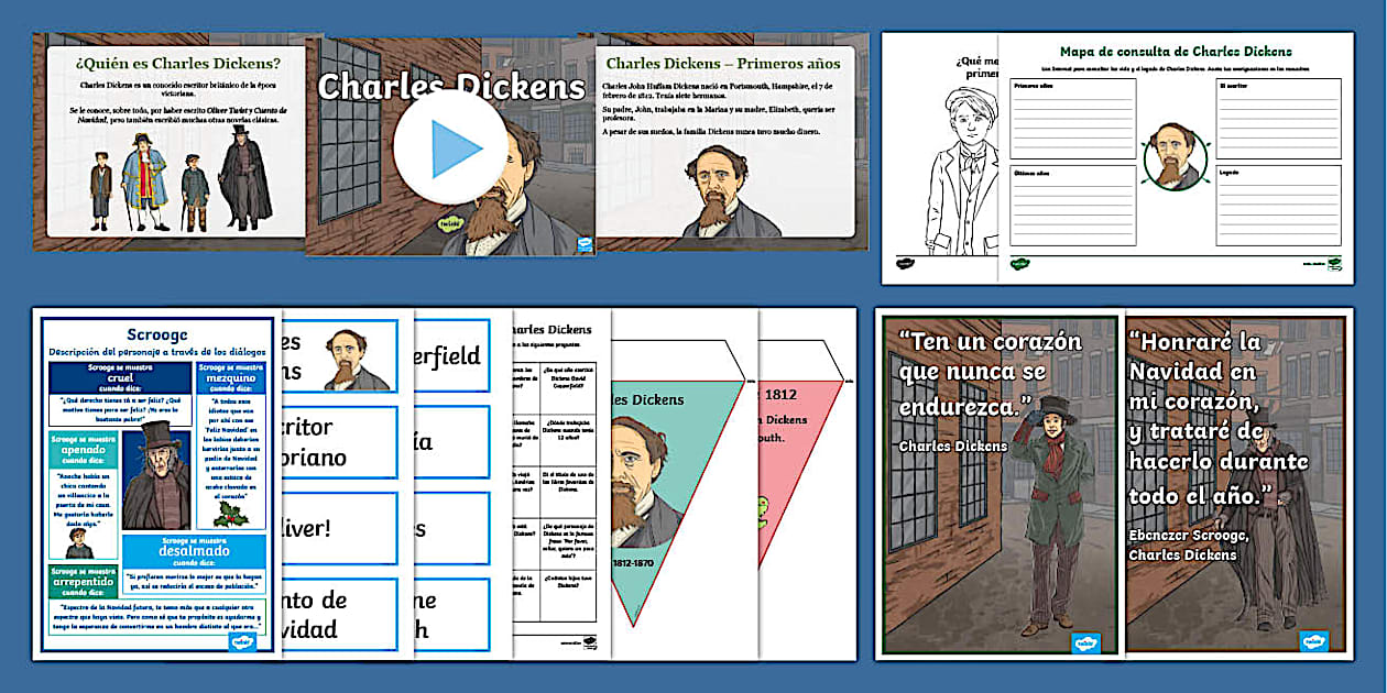 Pack de recursos: Charles Dickens (teacher made) - Twinkl
