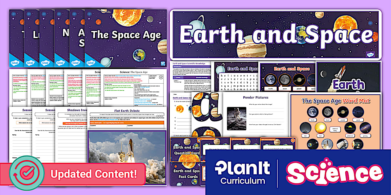 Y5 Earth And Space Unit Pack (Teacher-Made) - Twinkl