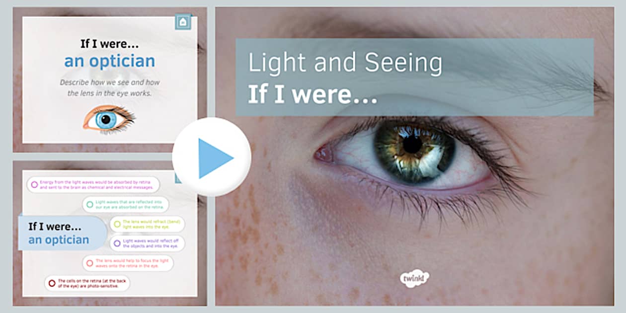KS3 Light and Seeing If I Were... PowerPoint - Twinkl
