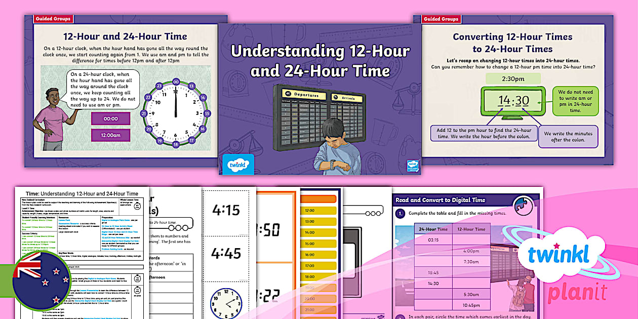 Level 3 Time: Read and Convert to Digital Time Lesson 2