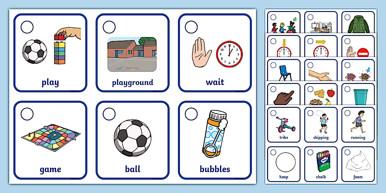 ASN Play Time Visual Supports (teacher made) - Twinkl