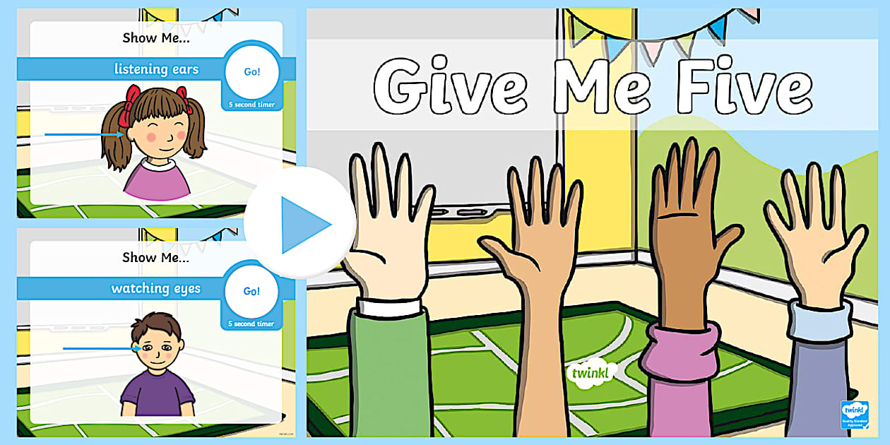 KS1 Give Me 5 PowerPoint (teacher made) - Twinkl