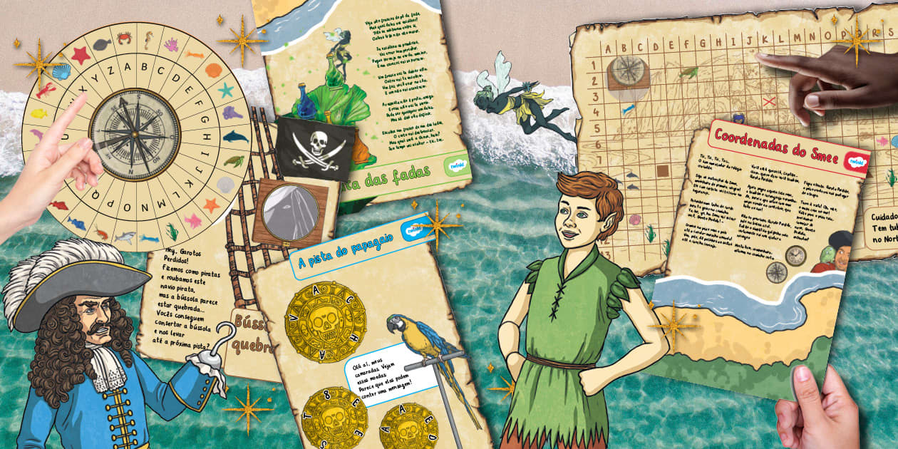 Escape Room Peter Pan - Jogo Divertido (teacher made)