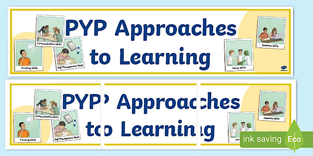PYP Approaches to Learning - Display Banner (teacher made)