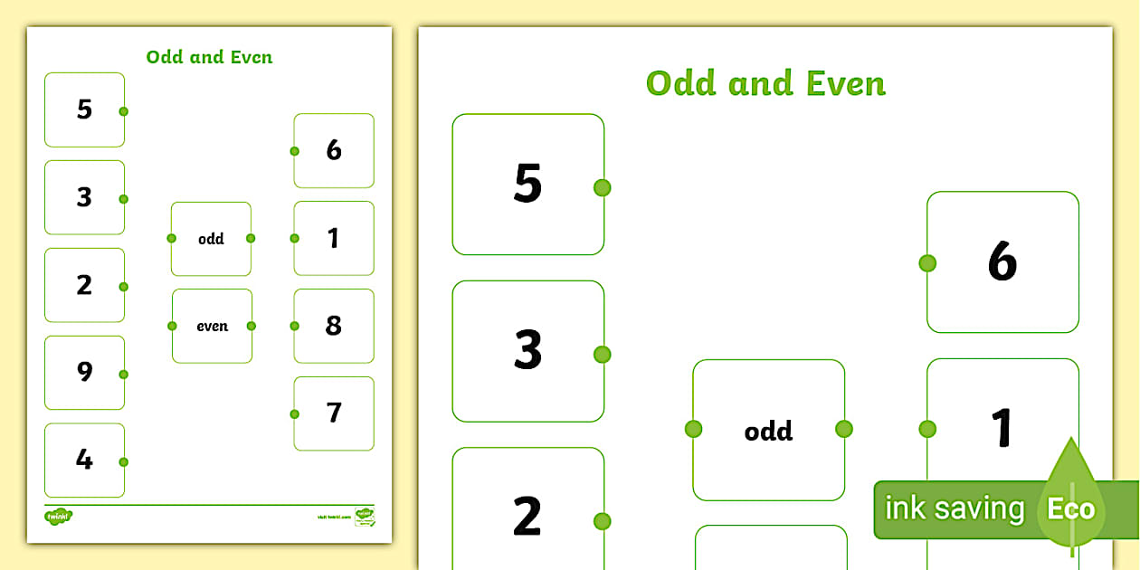 👉 Odd and Even Thread Matching Activity - Twinkl