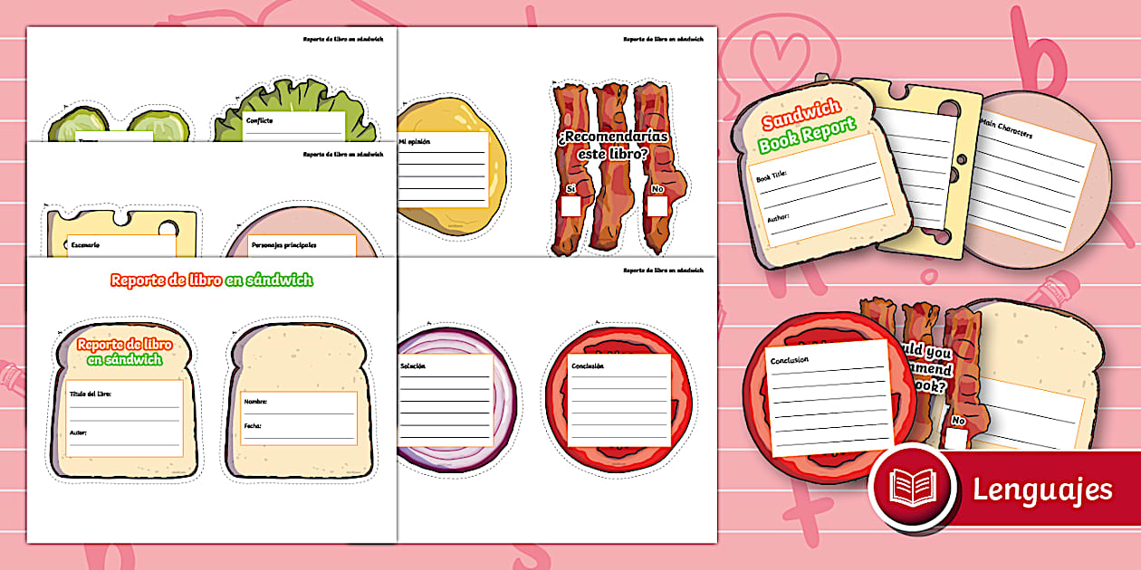 Hoja de Actividad: Reporte de un libro (teacher made)