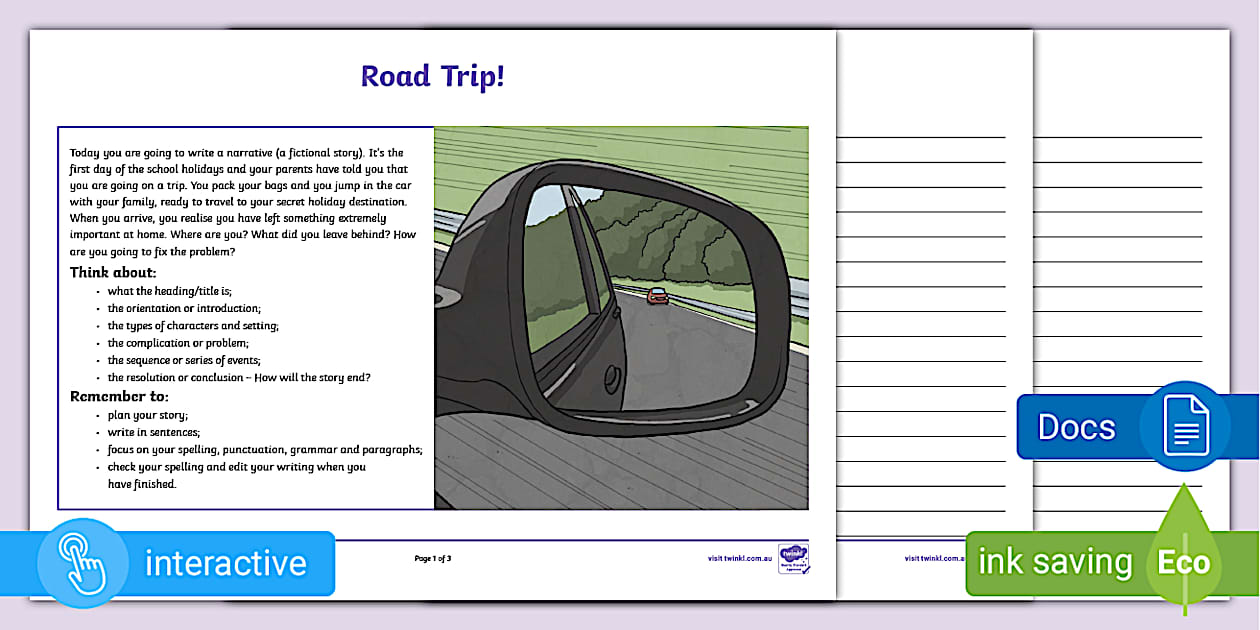 Narrative Writing Prompt | NAPLAN Prep | Years 3 and 5