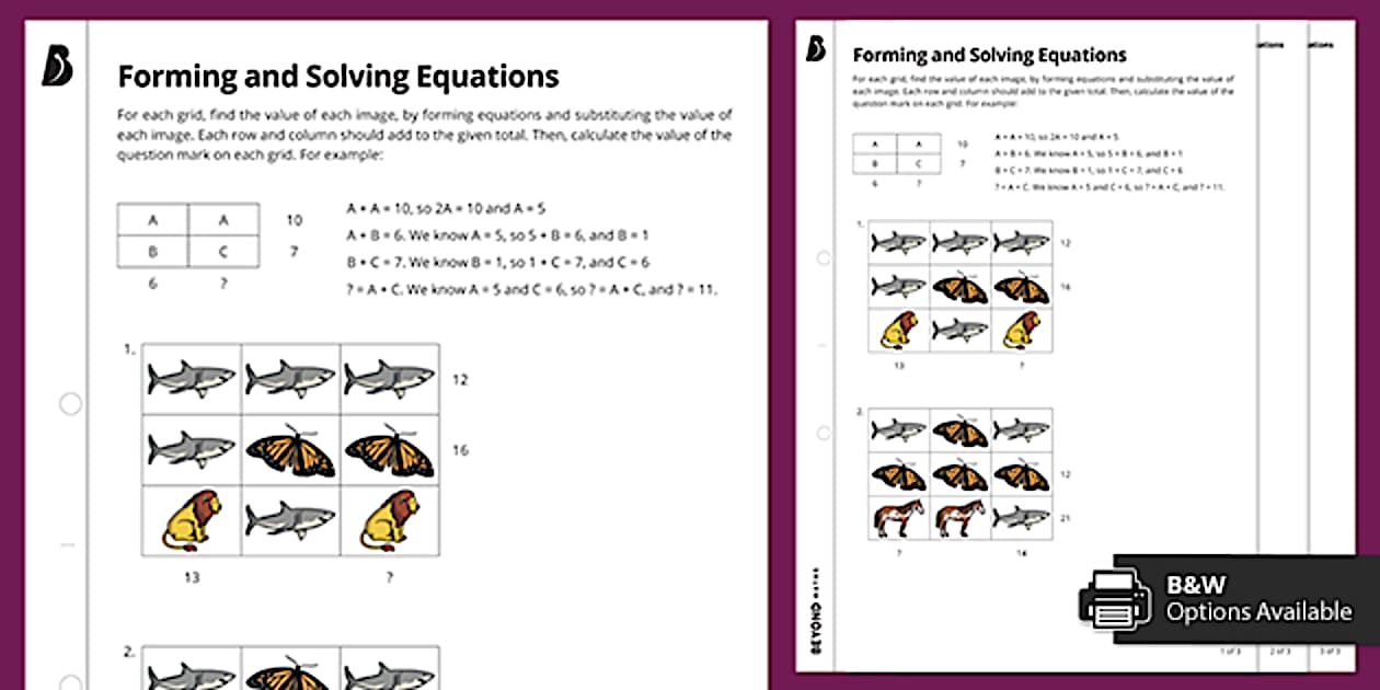 👉 Forming and Solving Equations | KS3 Maths | Beyond