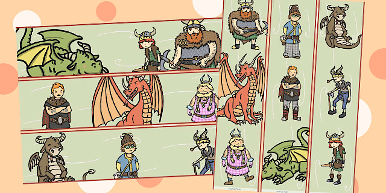 How to Train Your Dragon Display Borders - Twinkl