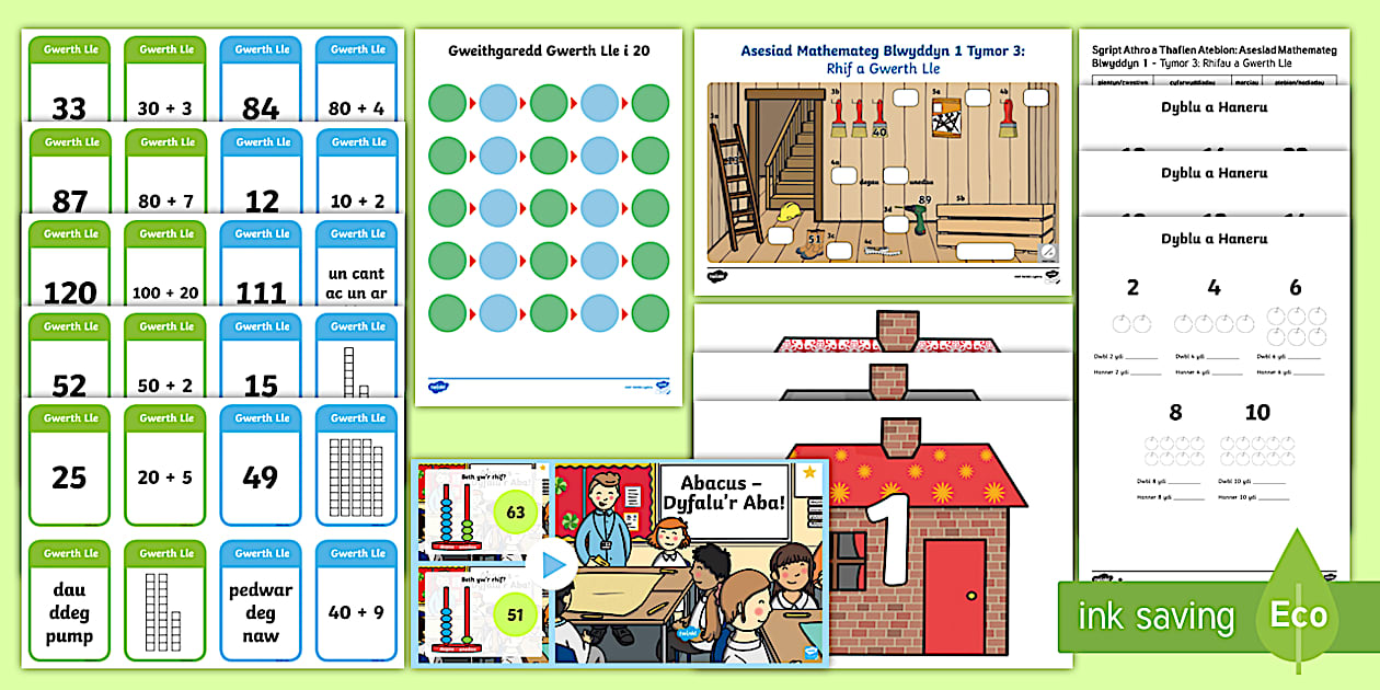 Pecyn Rhifedd | Adnoddau Hanfodol a Defnyddiol i Athrawon!