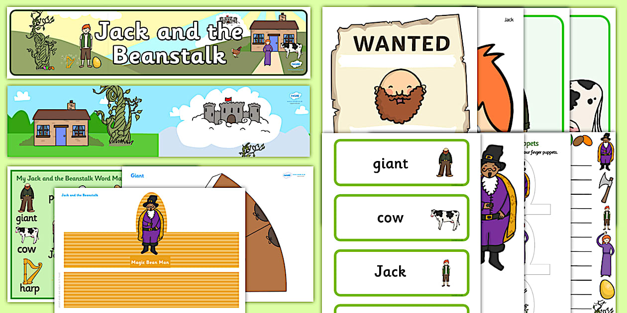 Jack and the Beanstalk Role-Play Pack - Twinkl