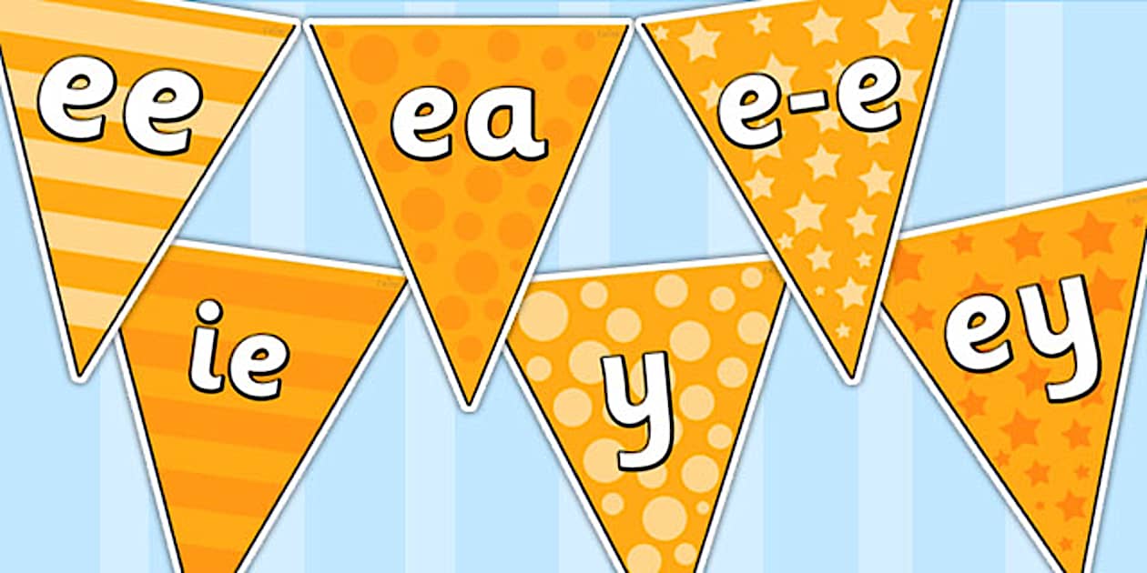 ee Sound Family Display Bunting (Teacher-Made) - Twinkl