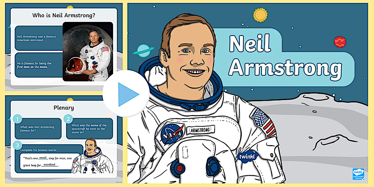 Neil Armstrong PowerPoint | Significant Explorers - Twinkl