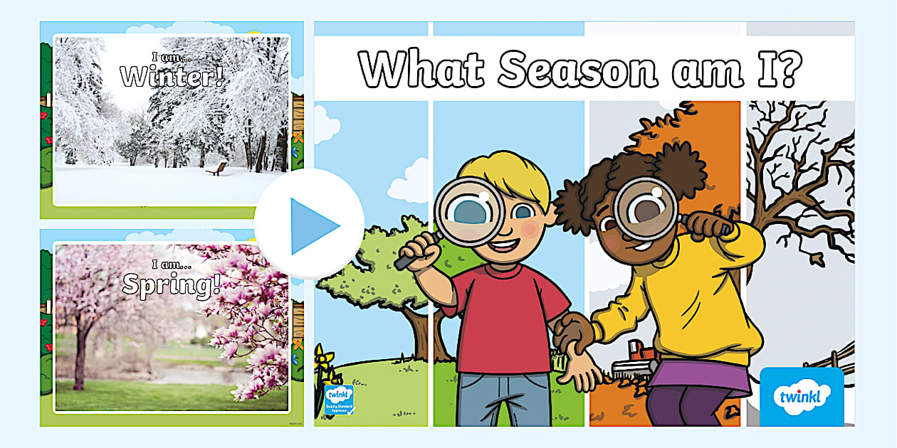 Seasons What Season Am I PowerPoint (teacher made) - Twinkl