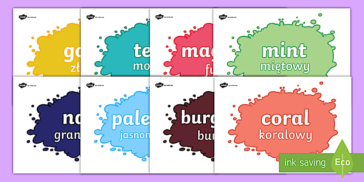 Color Display Posters - Color Display Posters - Twinkl