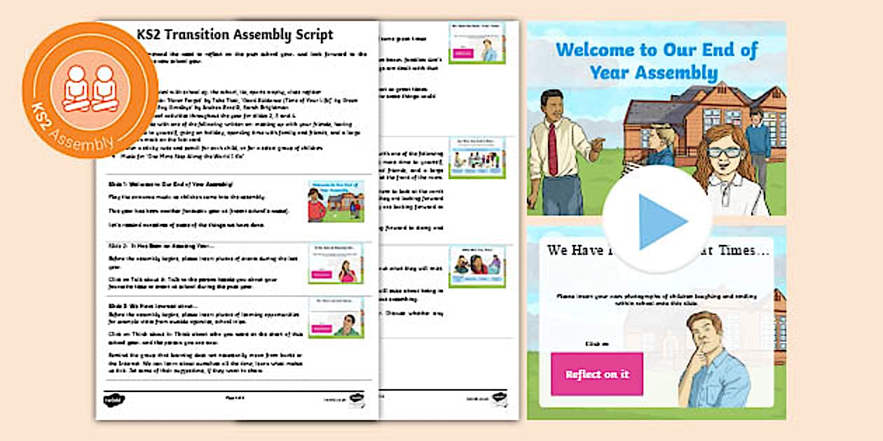 End of Year Ideas - Transition Assembly - KS2 - Twinkl