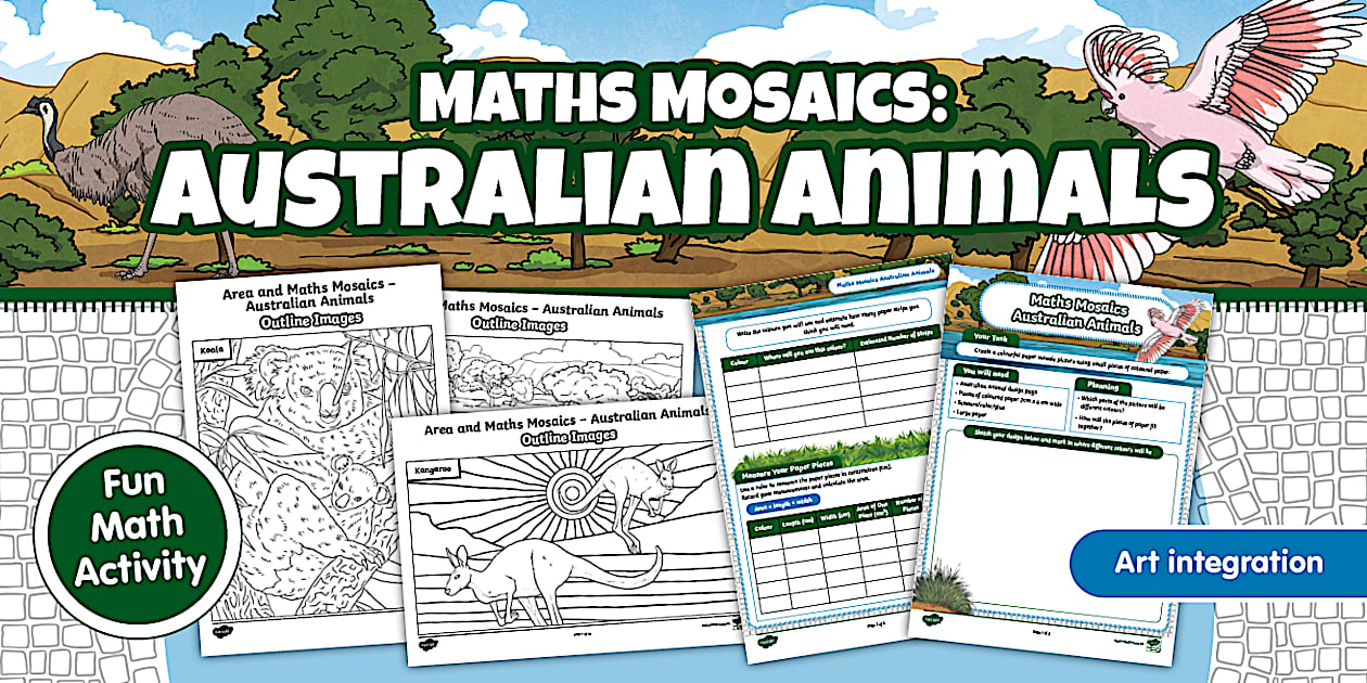 Maths Mosaics: Australian Animals