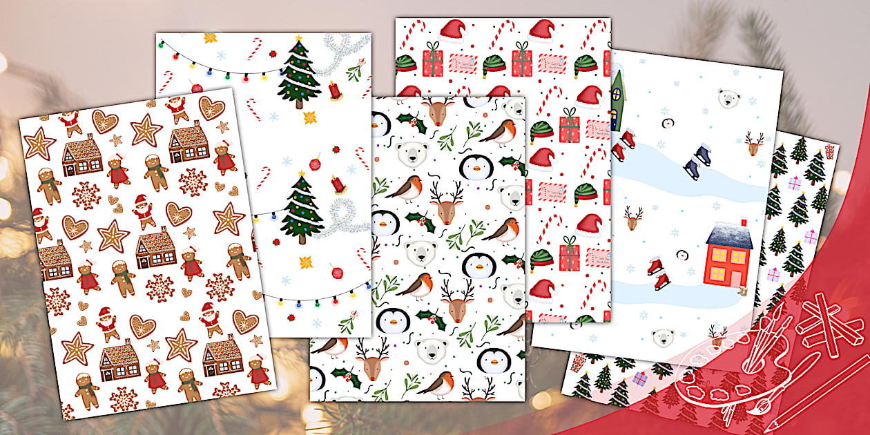 Christmas Pattern Posters Pack | Twinkl Art Gallery - Twinkl