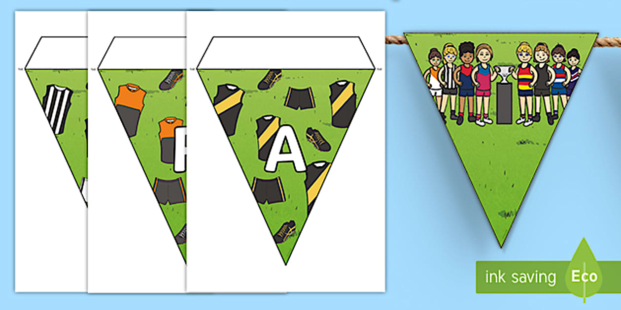 AFL Grand Final Display Bunting | Sports Resource | Primary