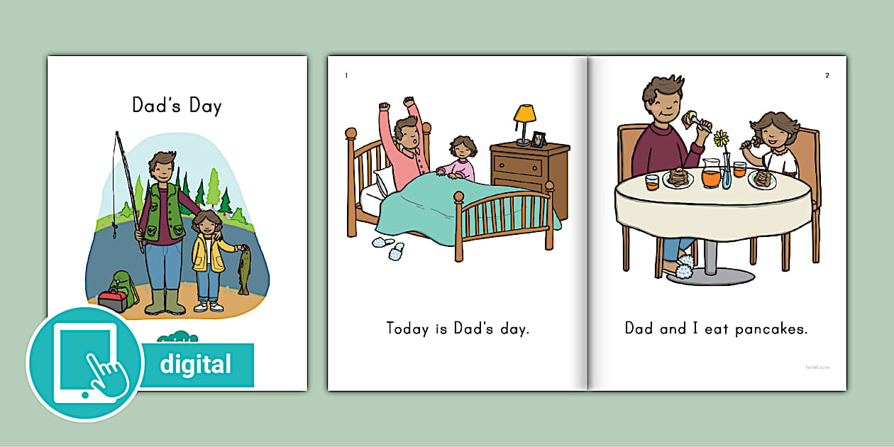 Dad's Day Emergent Reader eBook | Father’s Day | Twinkl USA