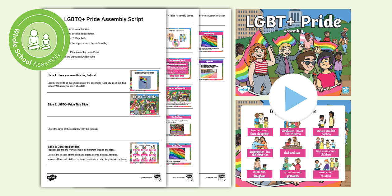 Whole School LGBT+ History Month Assembly Pack - Twinkl
