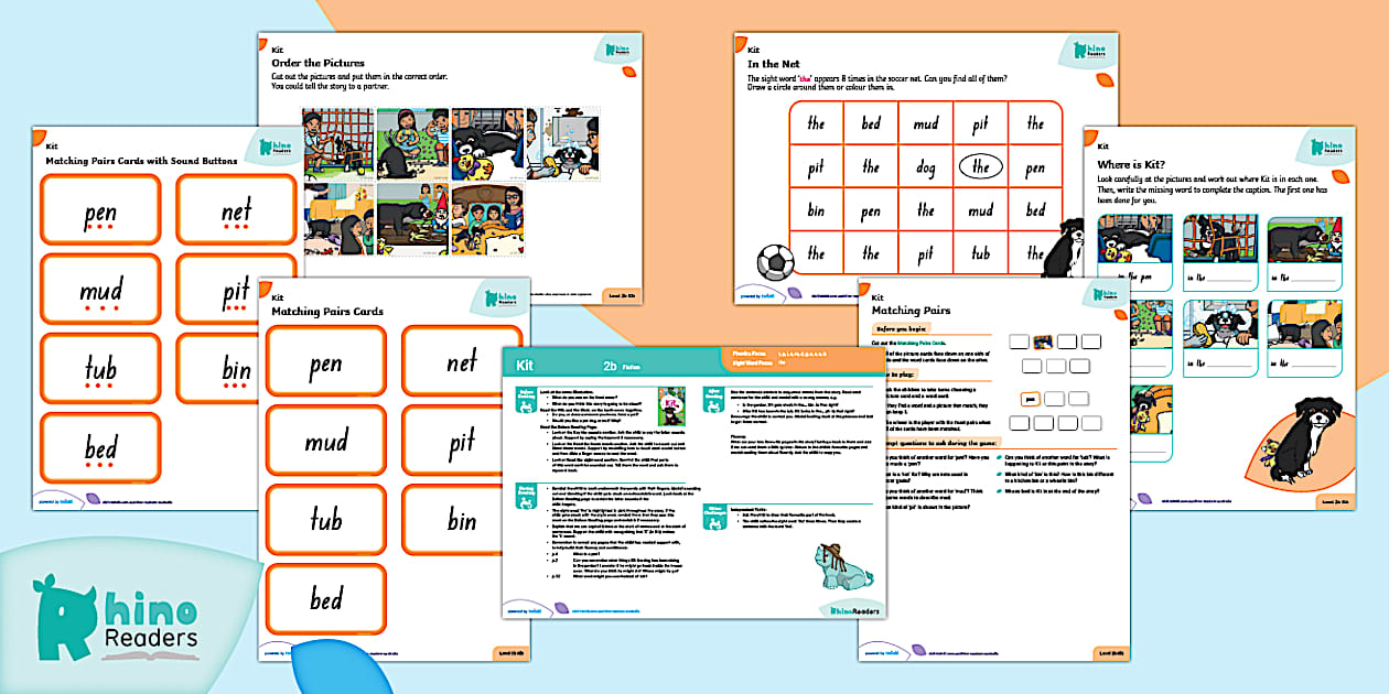 Level 2b Kit Guided Reading Pack (Lehrer gemacht) - Twinkl