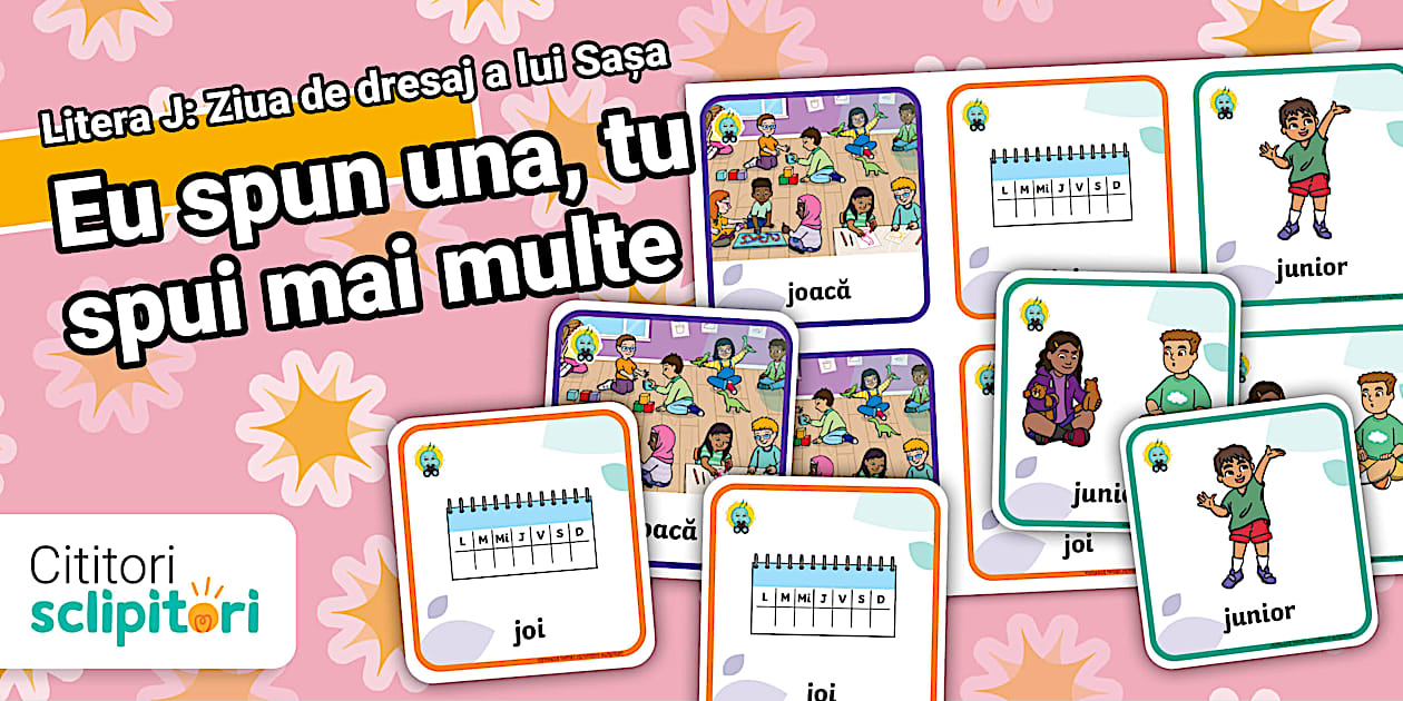 Litera J: Ziua de dresaj – Eu spun una, tu spui multe
