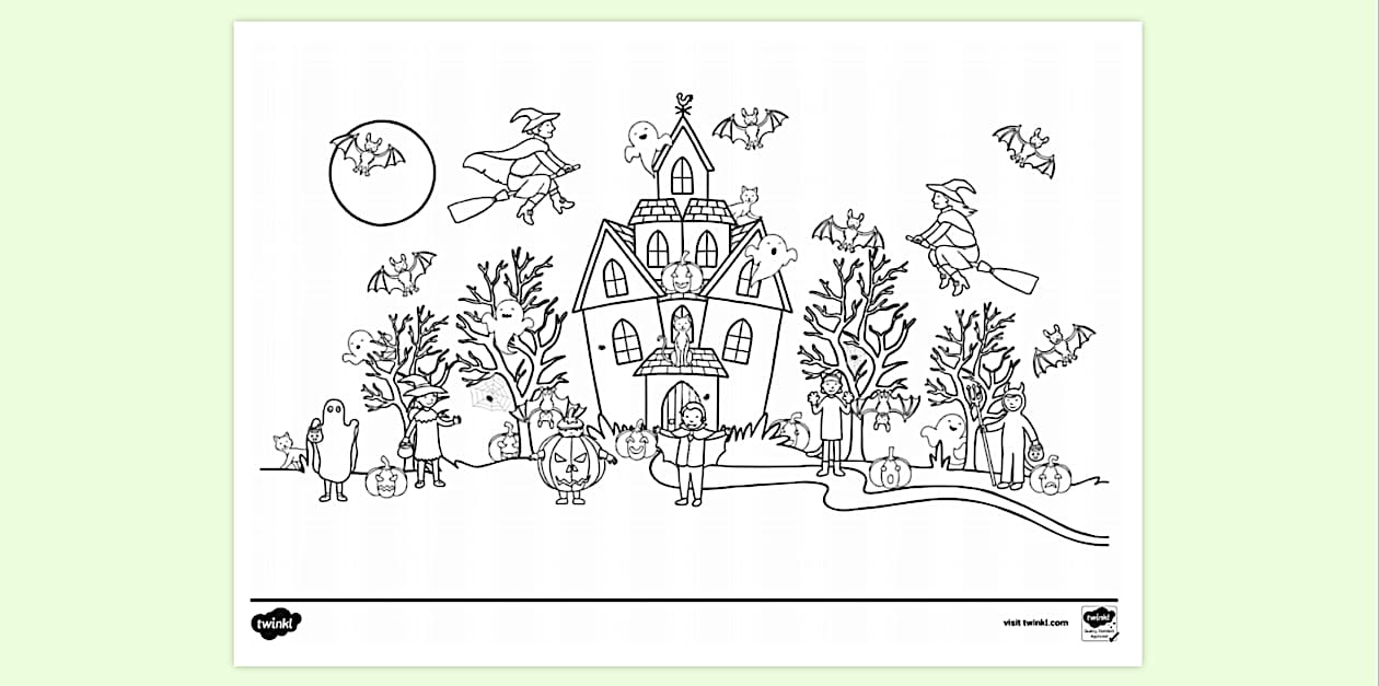 Halloween Colouring Page | Colouring Sheets (teacher made)