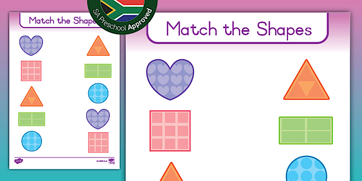 Preschool Numeracy: Matching the Shapes