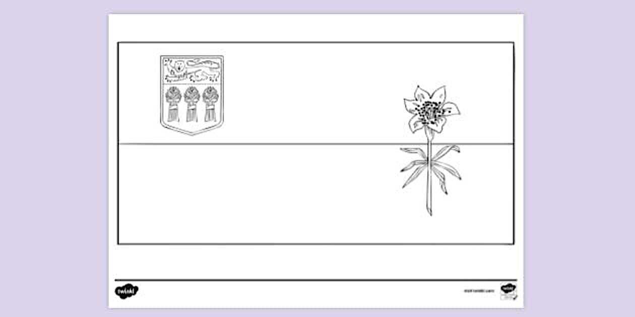 Saskatchewan Canada Flag Colouring Sheet | Colouring Sheets