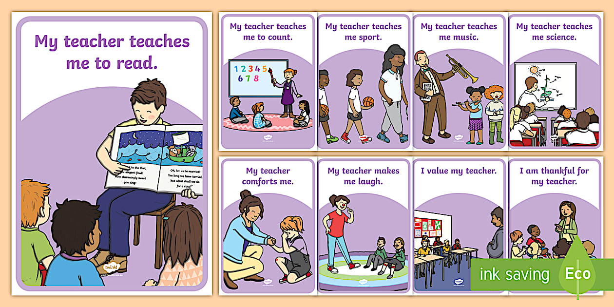 TAS World Teachers' Day Display Posters (teacher made)