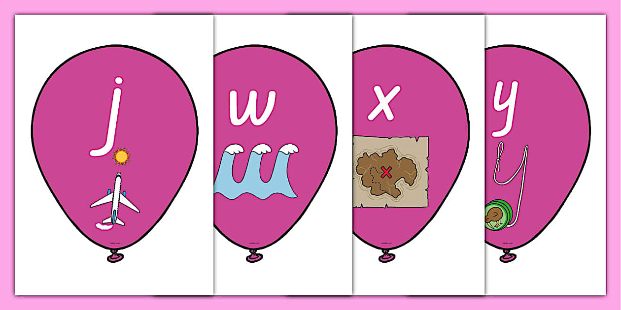 Twinkl Phonics Level 3 Balloon Display Pack (teacher made)