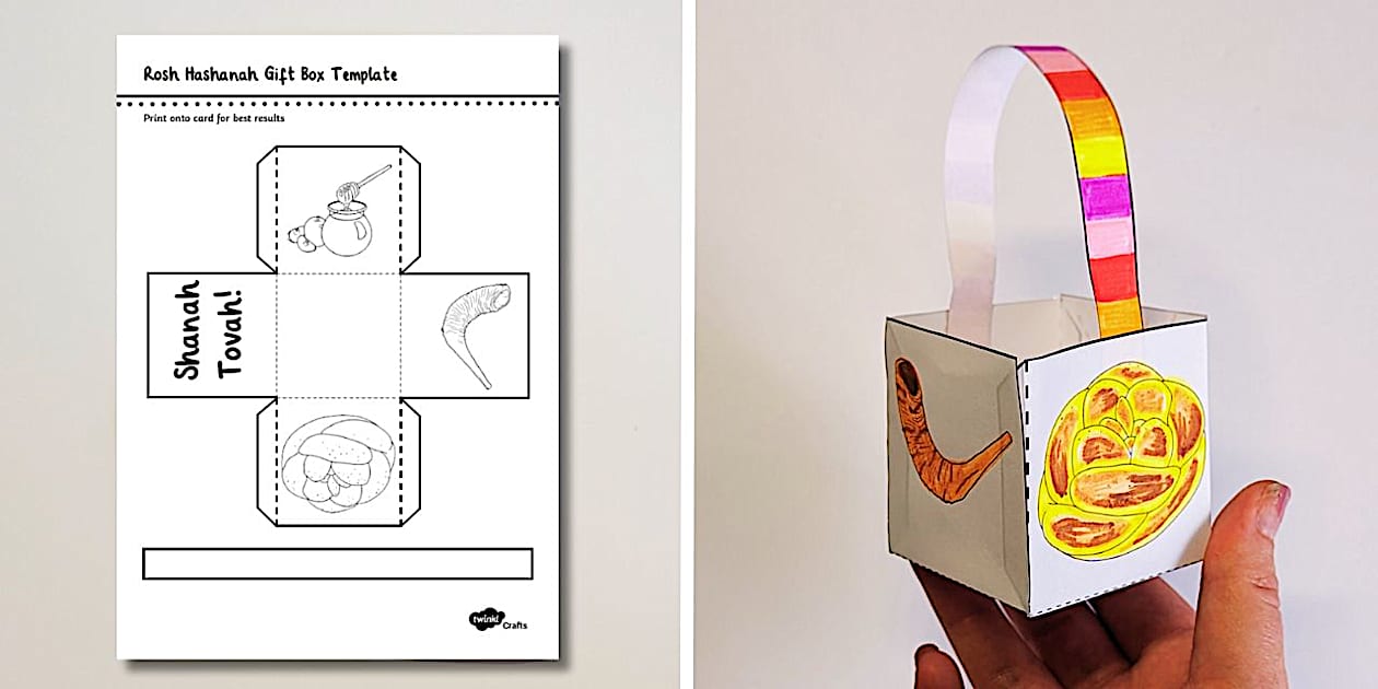 Rosh Hashanah Gift Basket | Rosh Hashanah Crafts - Twinkl