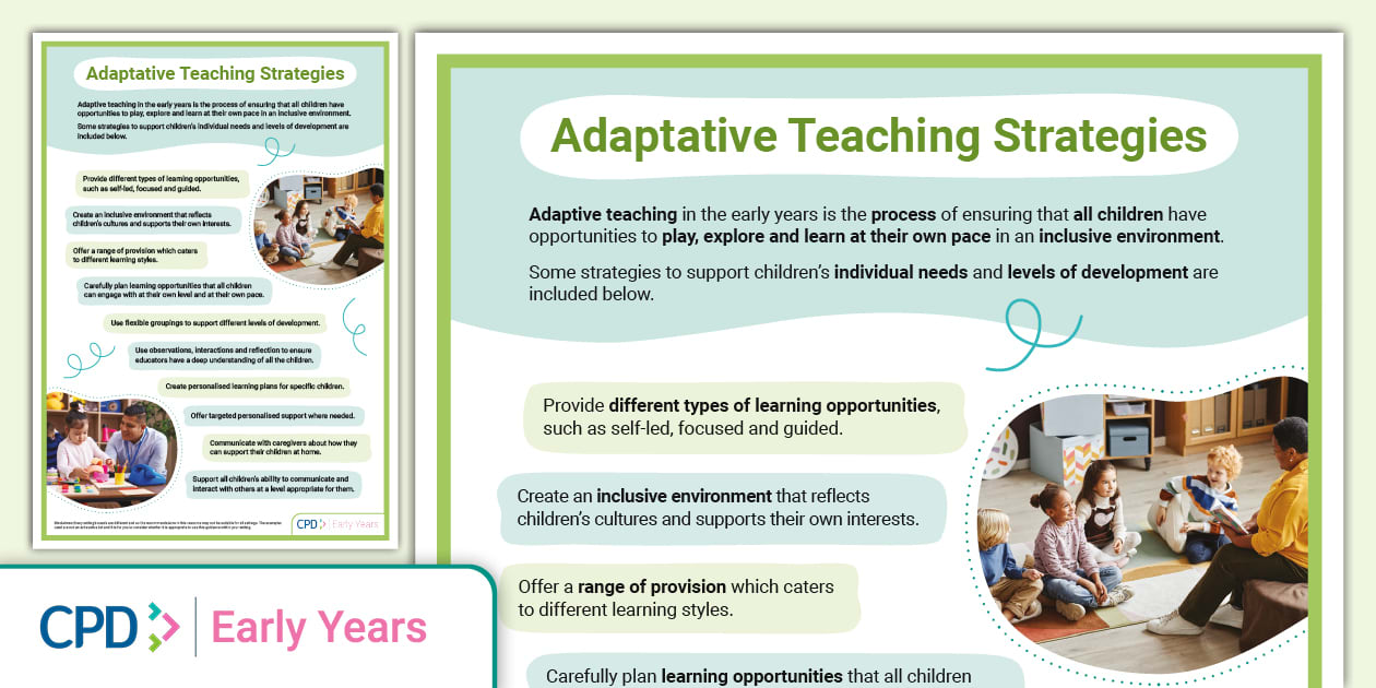 Adaptive Teaching | Poster (teacher made) - Twinkl