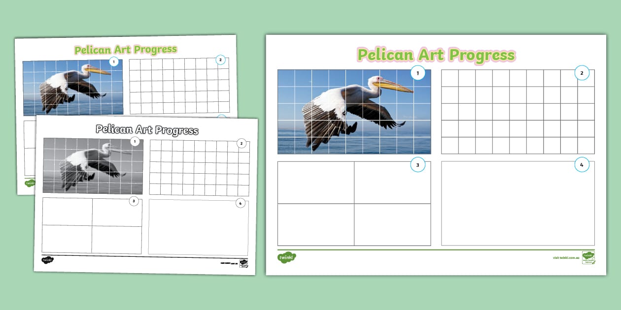 Pelican Art Progress Template