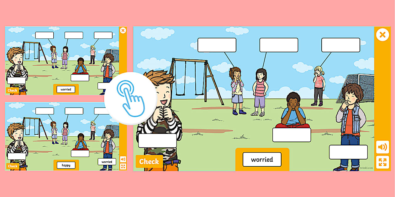 Interactive Emotions Labelling Activity | Twinkl Go!