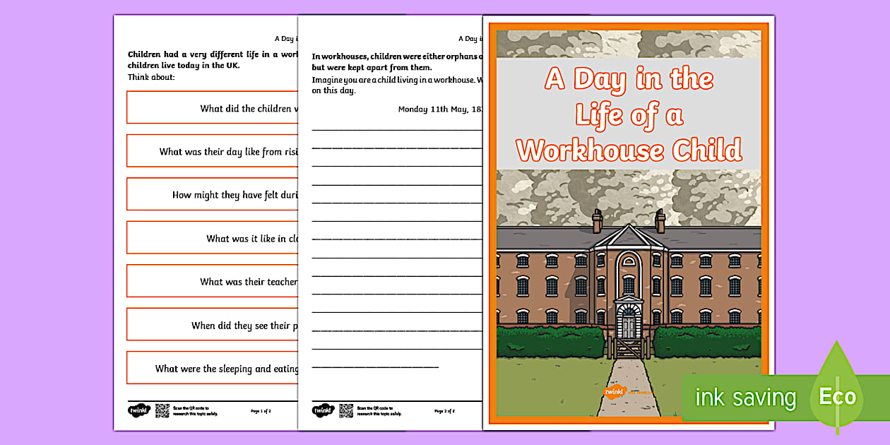 Life of a Workhouse Child | Victorian Diary Entry KS2
