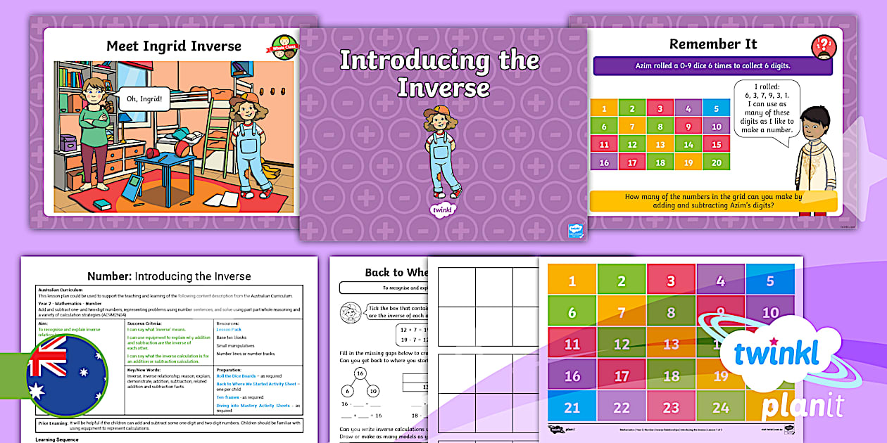 Inverse Relationships | Y2 Maths Lesson Pack | Twinkl