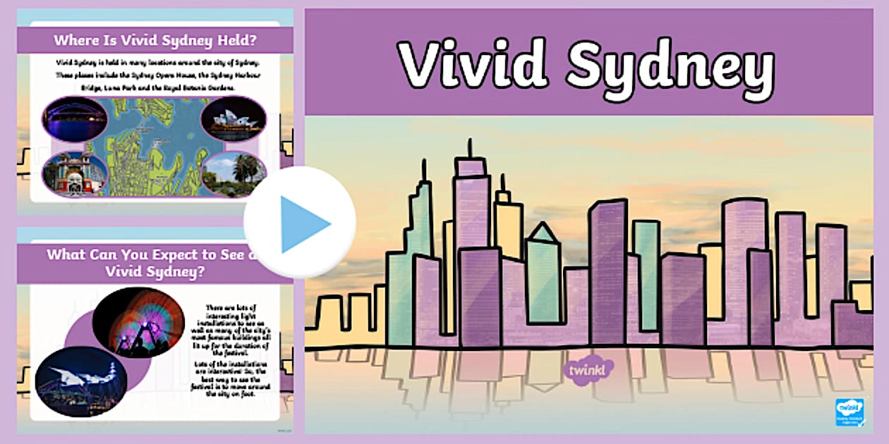 Vivid Sydney Information PowerPoint