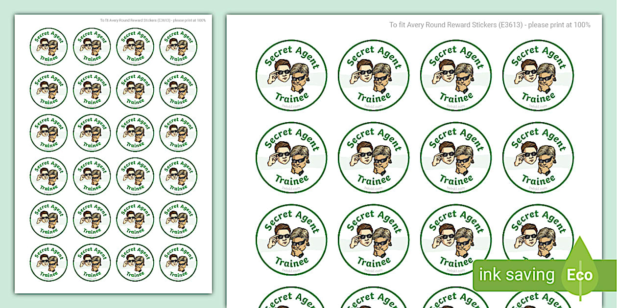 Secret Agent Trainee Reward Stickers (teacher made) - Twinkl