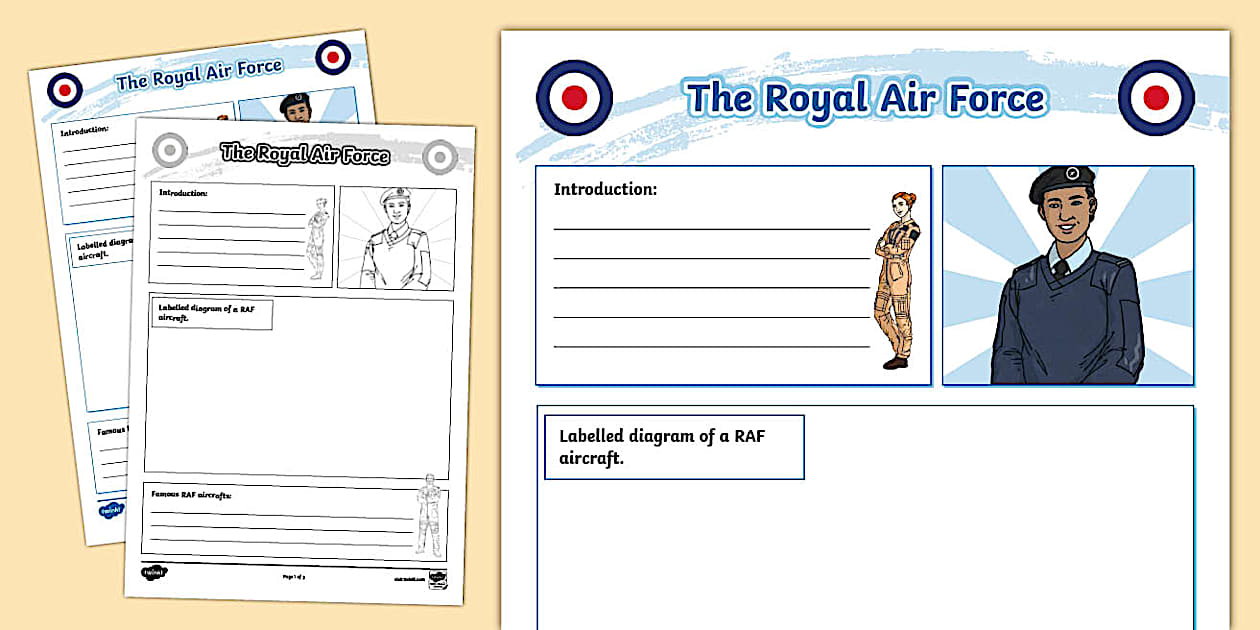 The Royal Air Force Non-Chronological Report Template