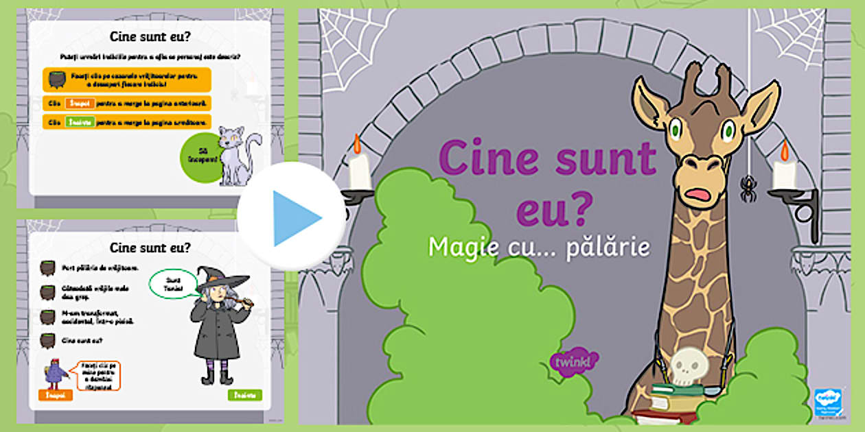 Magie cu...pălărie: Cine sunt eu? - Joc interactiv