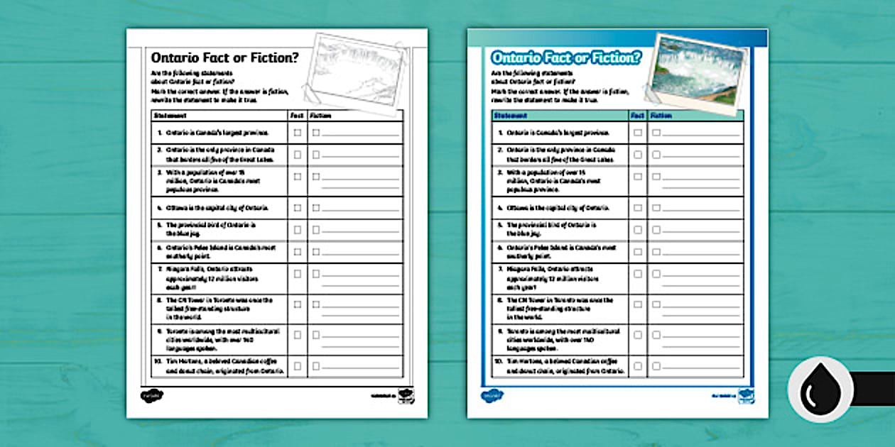 Ontario Fact Sheet I Twinkl Canada