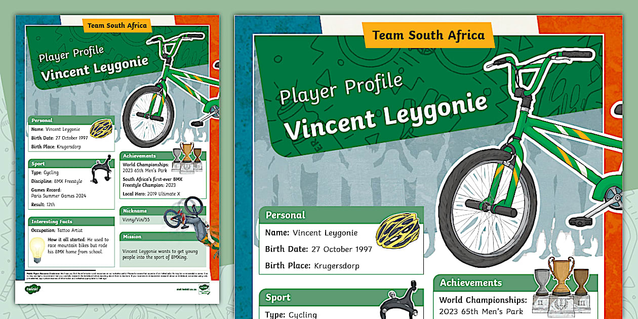 PSG24: Player Profile: Fact File: Vincent Leygonie - Twinkl