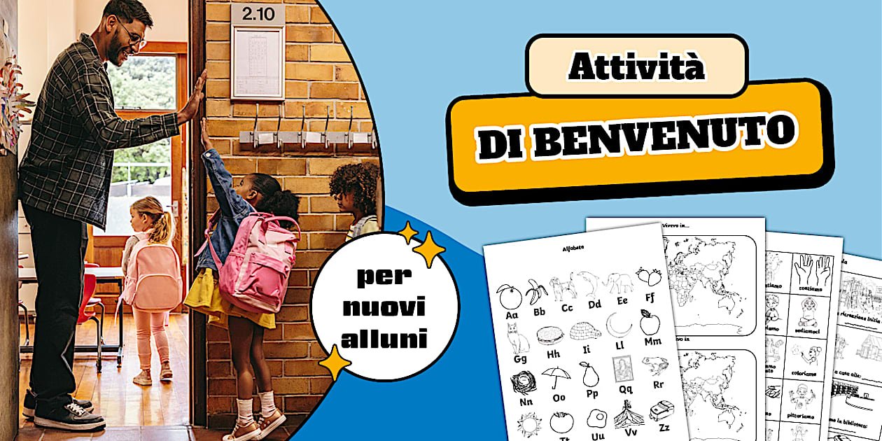 Attività di benvenuto per nuovi alunni