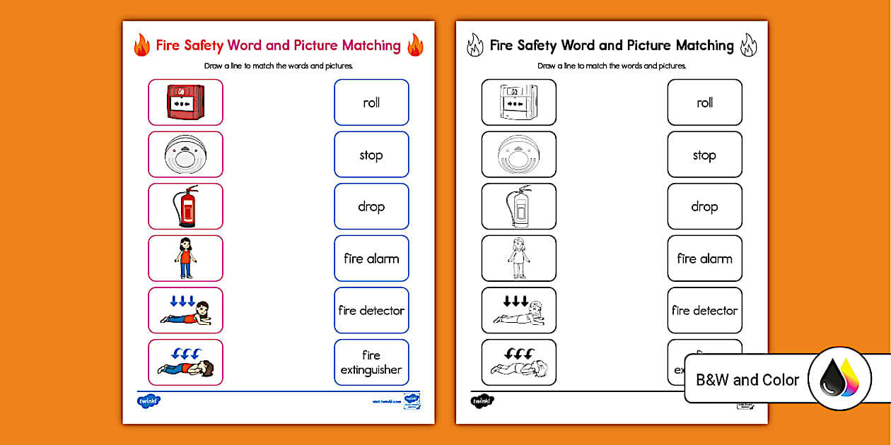 Fire Safety Activity | Fire Safety Week | Twinkl USA