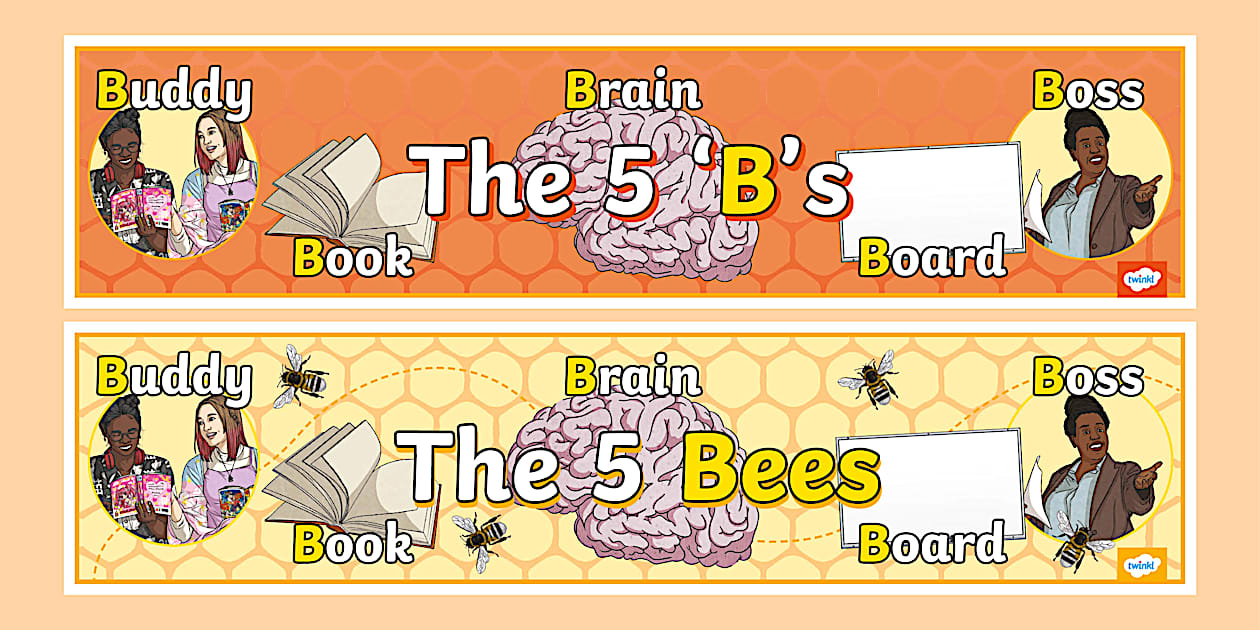 5 'B's Promoting Independence Display Banner (teacher made)